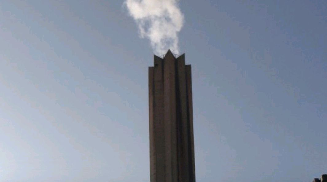 Smoke is rising, this is what the city's heating plant looks like after ...