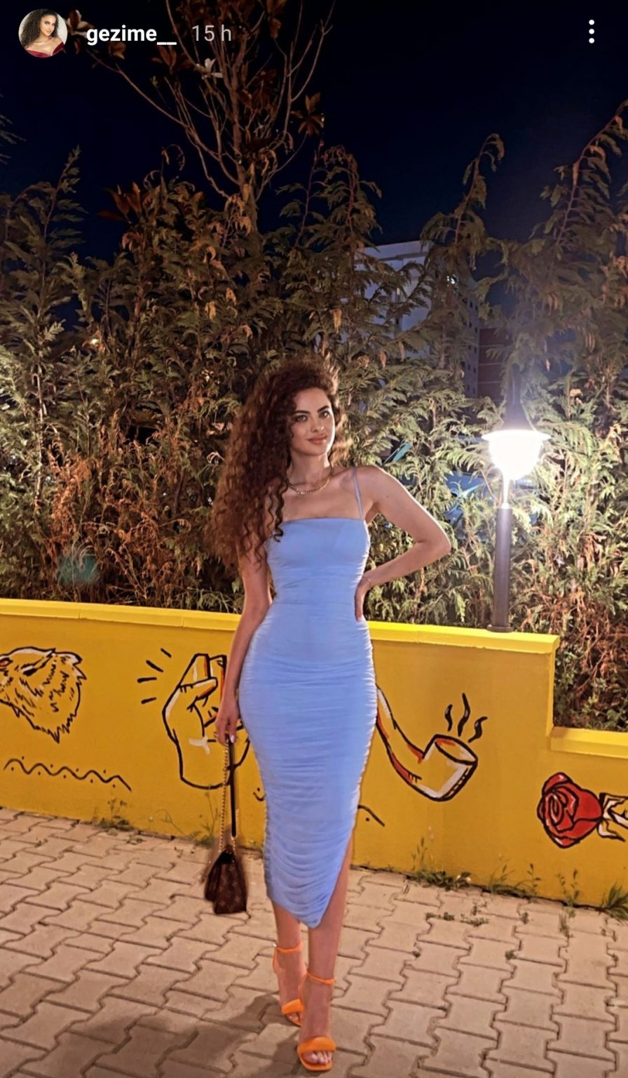 This dress is shaping Gëzime's body like a 'fish' - Ora Info