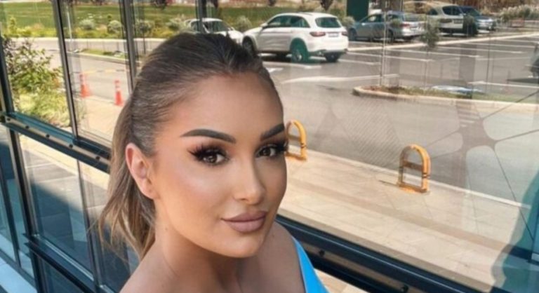 In a relationship for two years, Adelina Hasani shows intimate moments ...