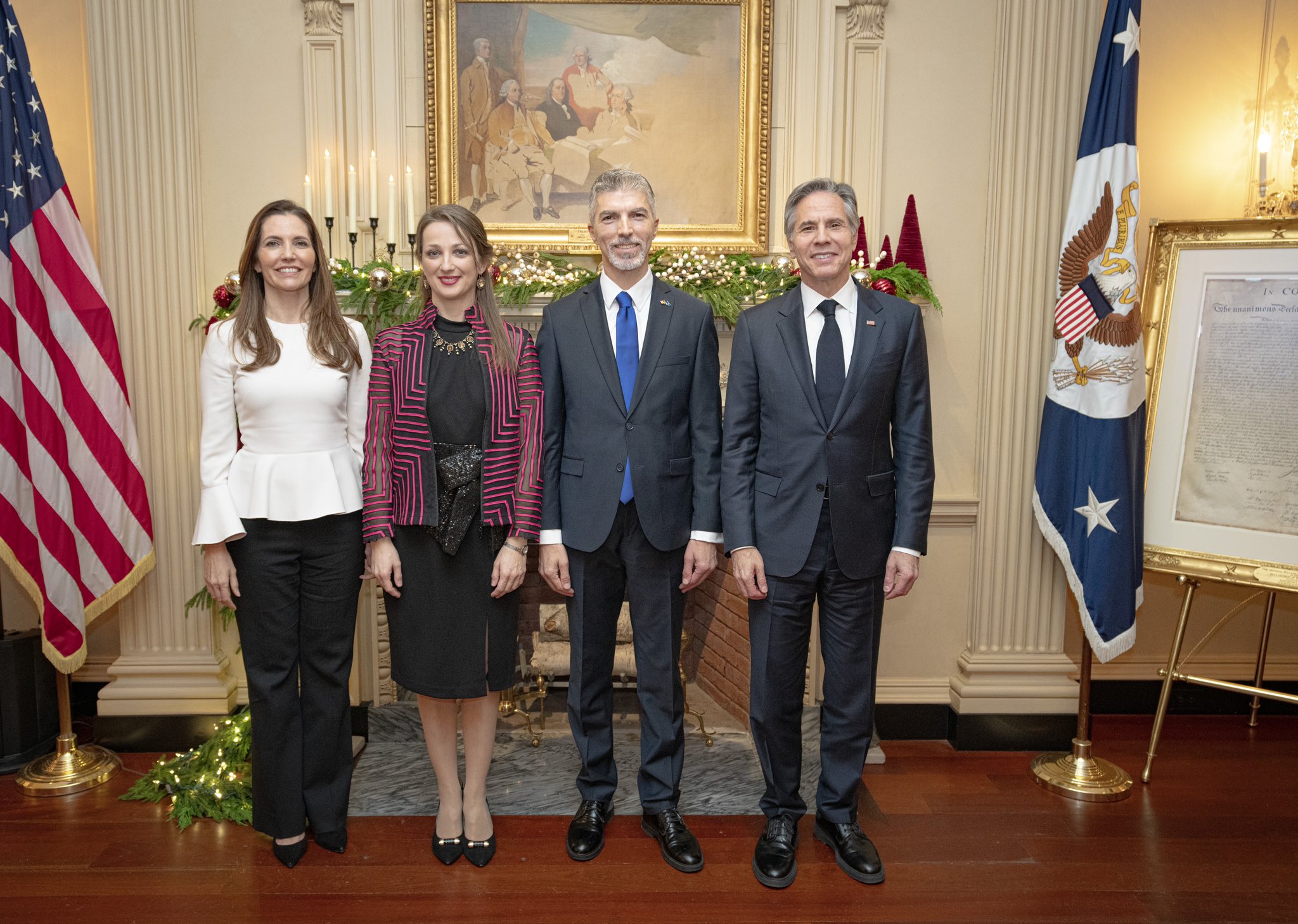 Ambassador Dugolli at Secretary Blinken's festive reception: We will ...